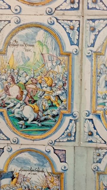 Швейцарские изразцы из Строгановского дворца.