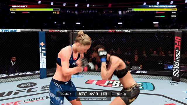 ЮФС 5. Эксклюзив онлайн. Ронда Роузи Аманда Нуньес