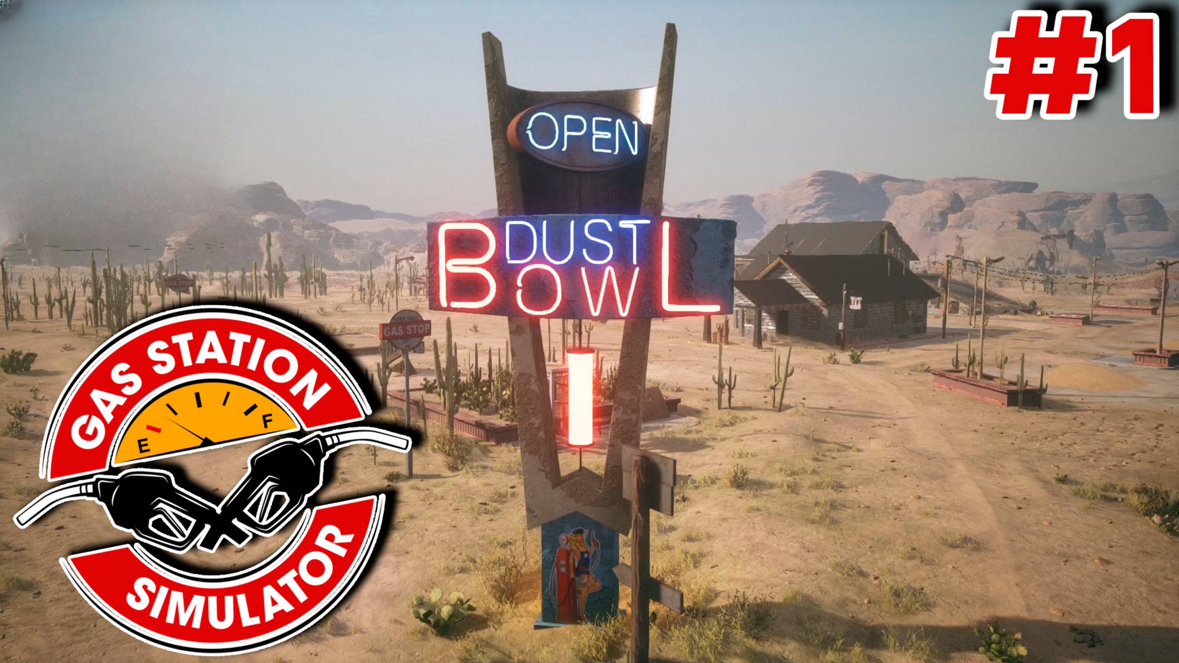 ОТКРЫВАЕМ ЗАПРАВКУ ► Gas Station Simulator #1