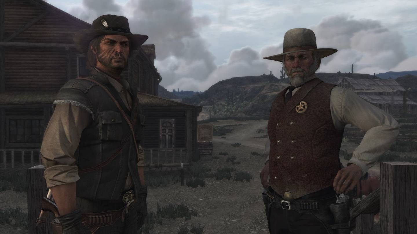 Помогаю Шерифу. Red Dead Redemption #3