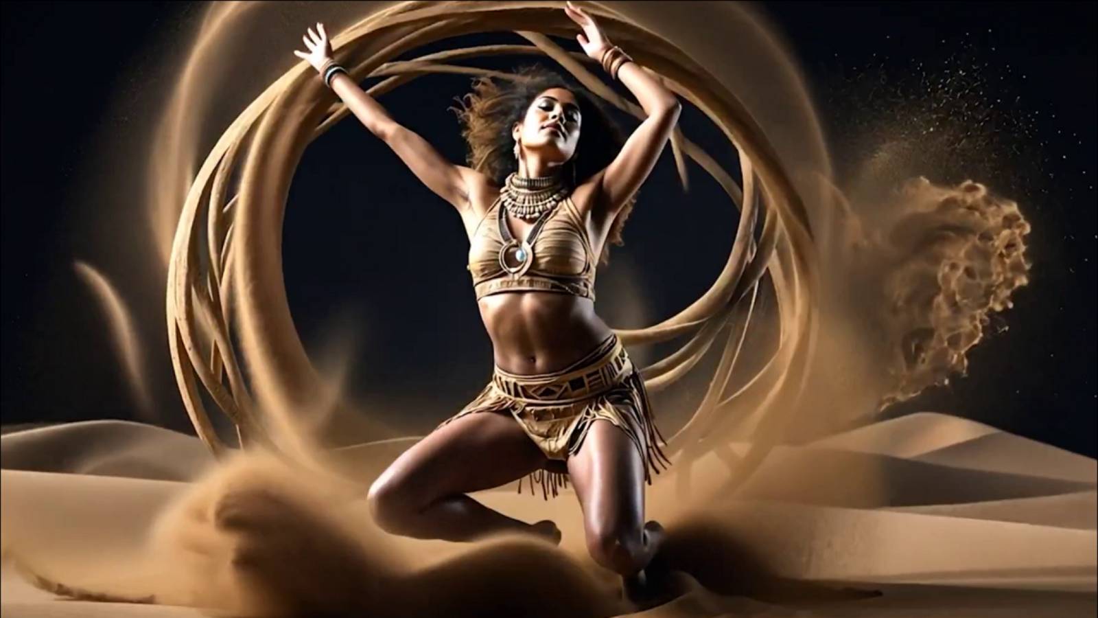 Танец на песке // Ariana Grande - Just Look Up