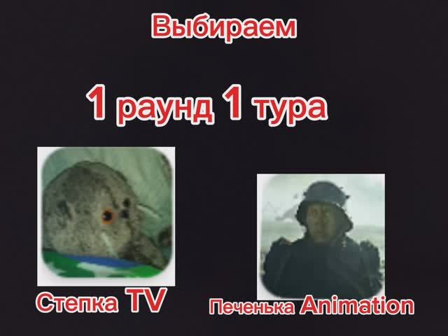 1 раунд 1 тура Печенька Animation ⚔️ Степка TV
