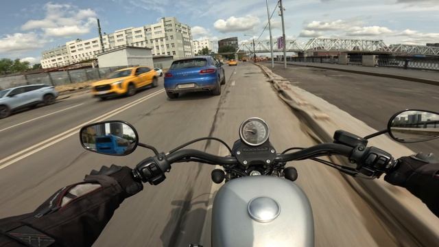 Вдоль набережной на Harley-Davidson Sportster 1200 Часть 1