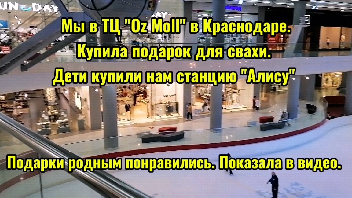 Краснодар. Мы у сына в гостях. Купили подарки. Родные примерили, все понравилось.