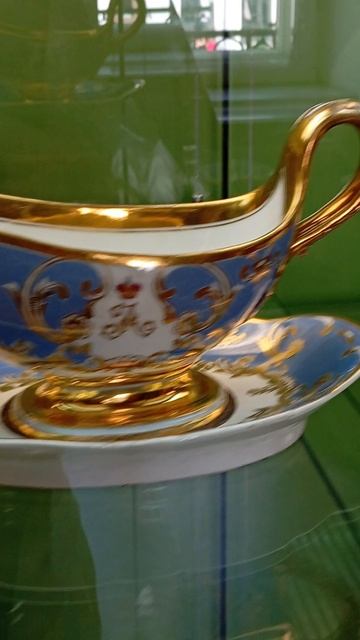 Банкетный сервиз великого князя Александра Николаевича. Императорский фарфоровый завод.