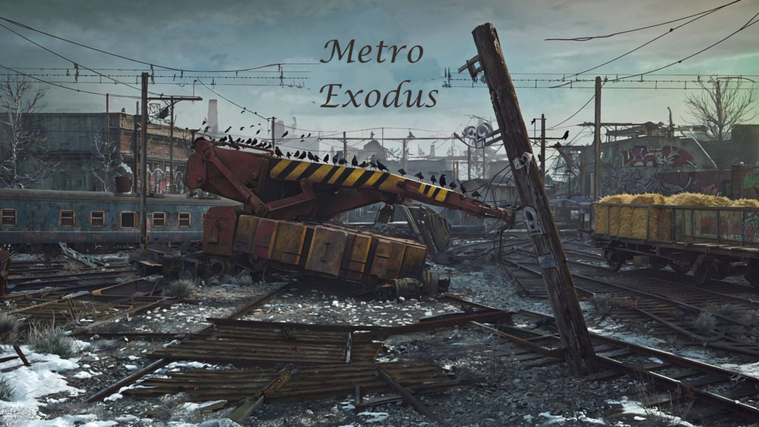 Metro Exodus №19 Режим "Игросериал"4k 60к/с - Буксировка вагона. #metro #metroexodus