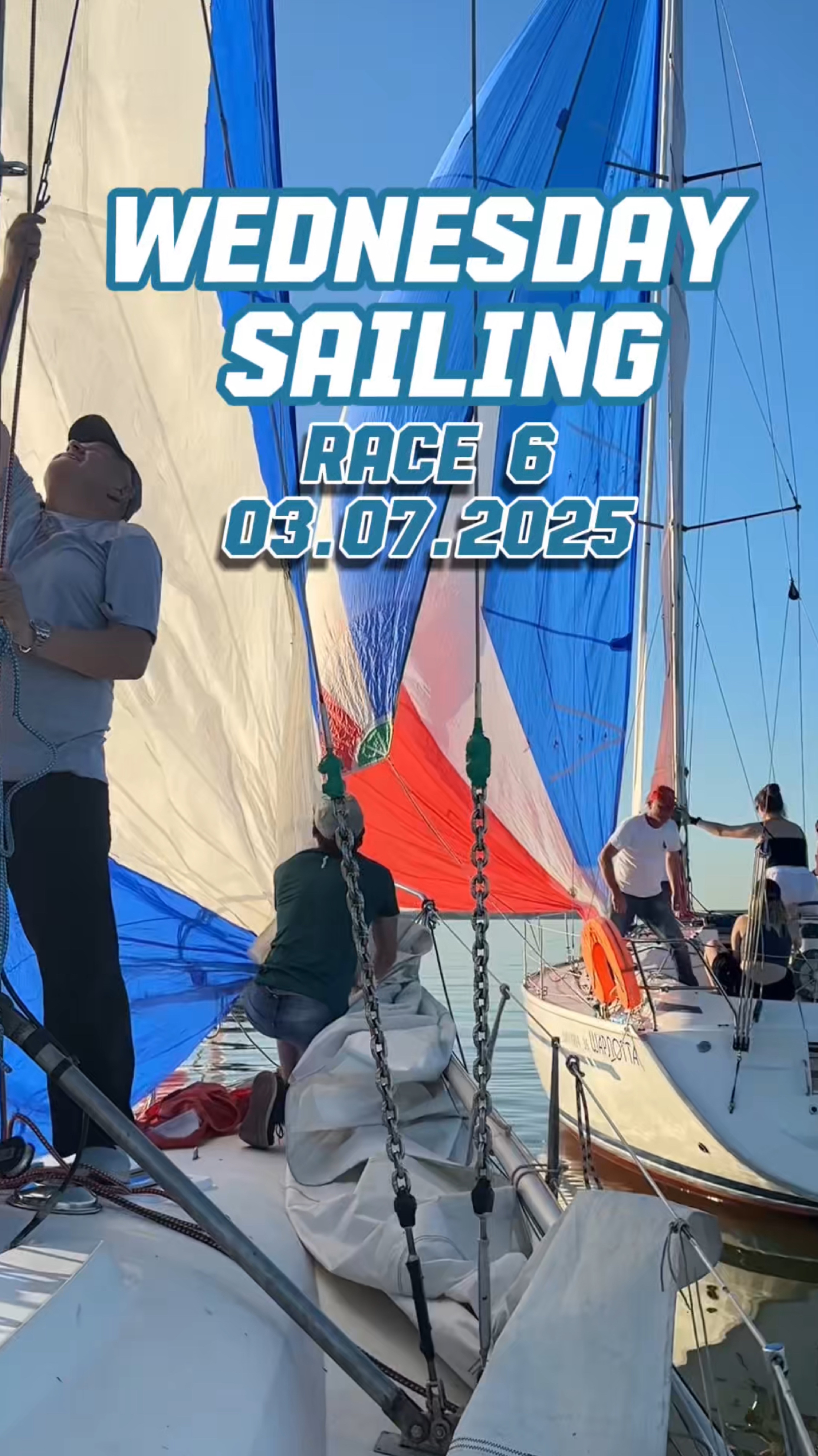 02.07.2025. Wednesday Sailing. Race 6. Calm evening.