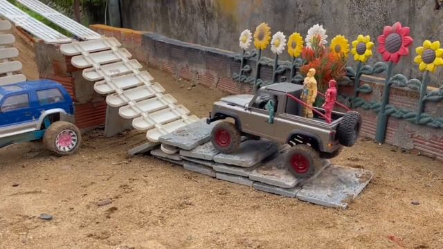 Испытания радиоуправляемых машин на проходимость сложных участков