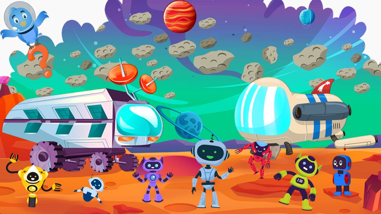 Космические Роботы - Логика для детей - Железные помощники - Мультики про Роботов
