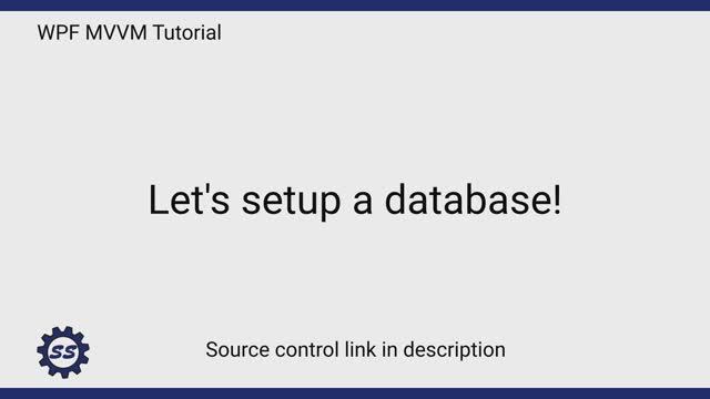 06. Services (w⧸ Entity Framework) - WPF MVVM TUTORIAL #6 [STt3U122wiU]