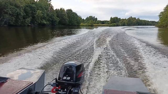 Посидели за удочкой в новой лодке Речник 450