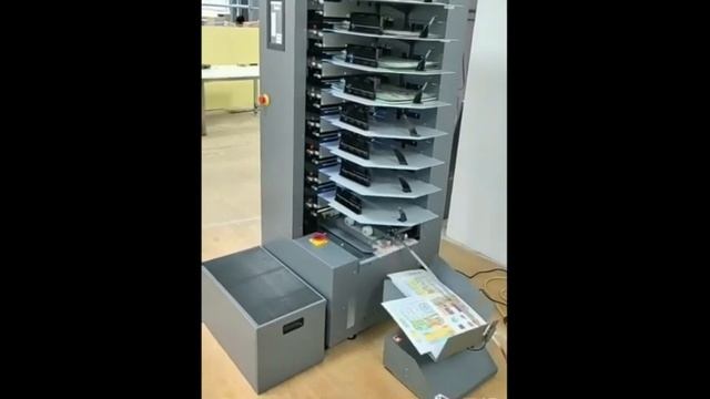 Вакуумный листоподборщик BindMASTER A100  - работа в правый стакер, С РАЗДЕЛЕНИЕМ: крест-на крест.