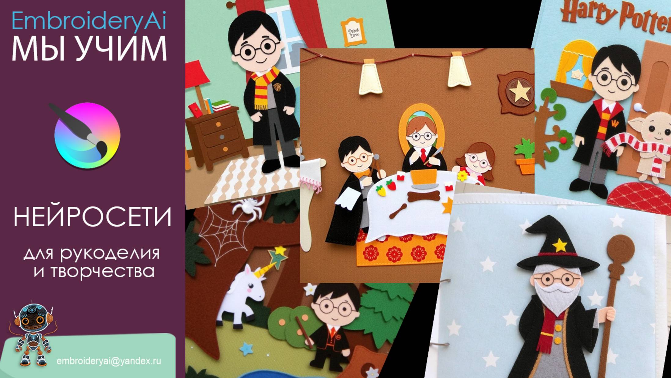 Создание фетровой книжки с помощью нейросетей