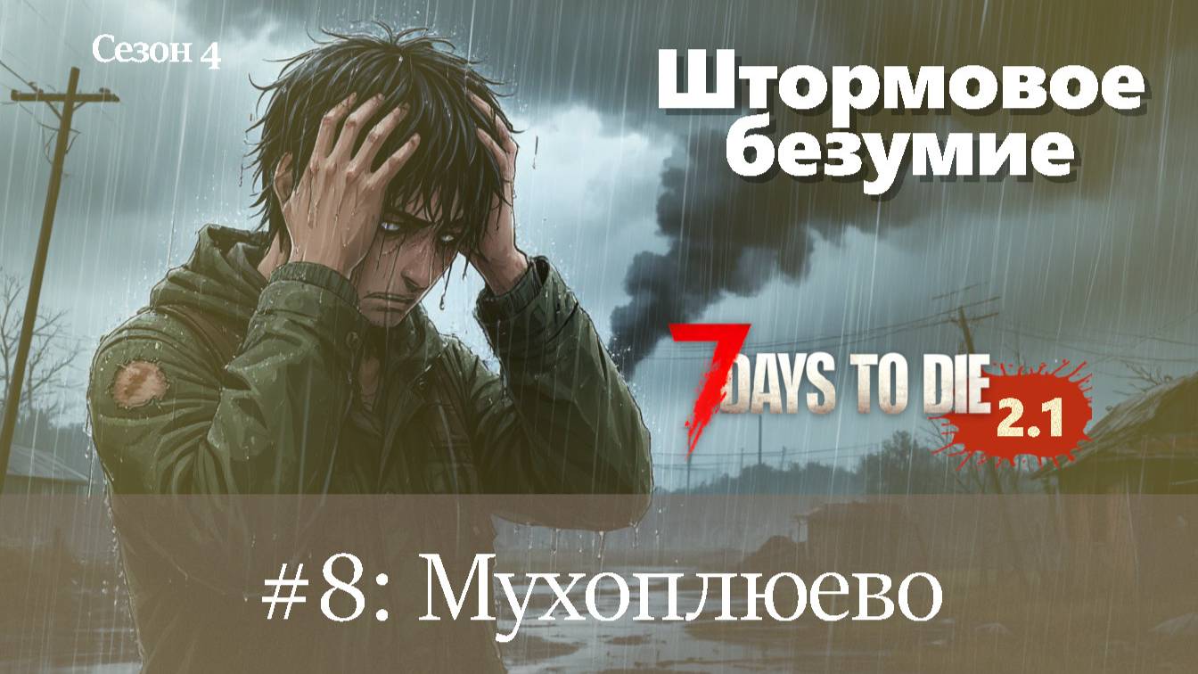 #8: Мухоплюево | 7 Days to Die (v.2.1) - Штормовое безумие