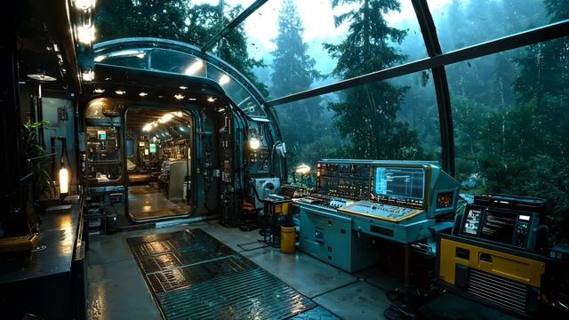 Echo Station 4 Is Silent – Sci-Fi Forest Outpost Ambience for Focus, Relaxation & Sleep