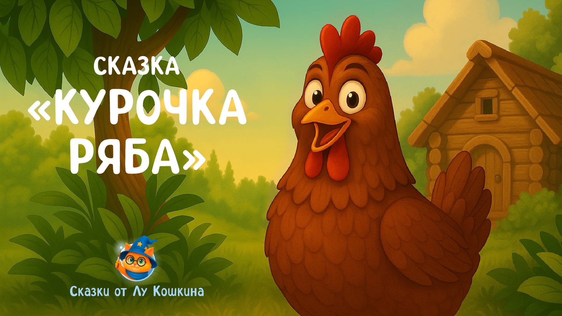 Курочка Ряба — сказка для малышей | Сказки от Лу Кошкина