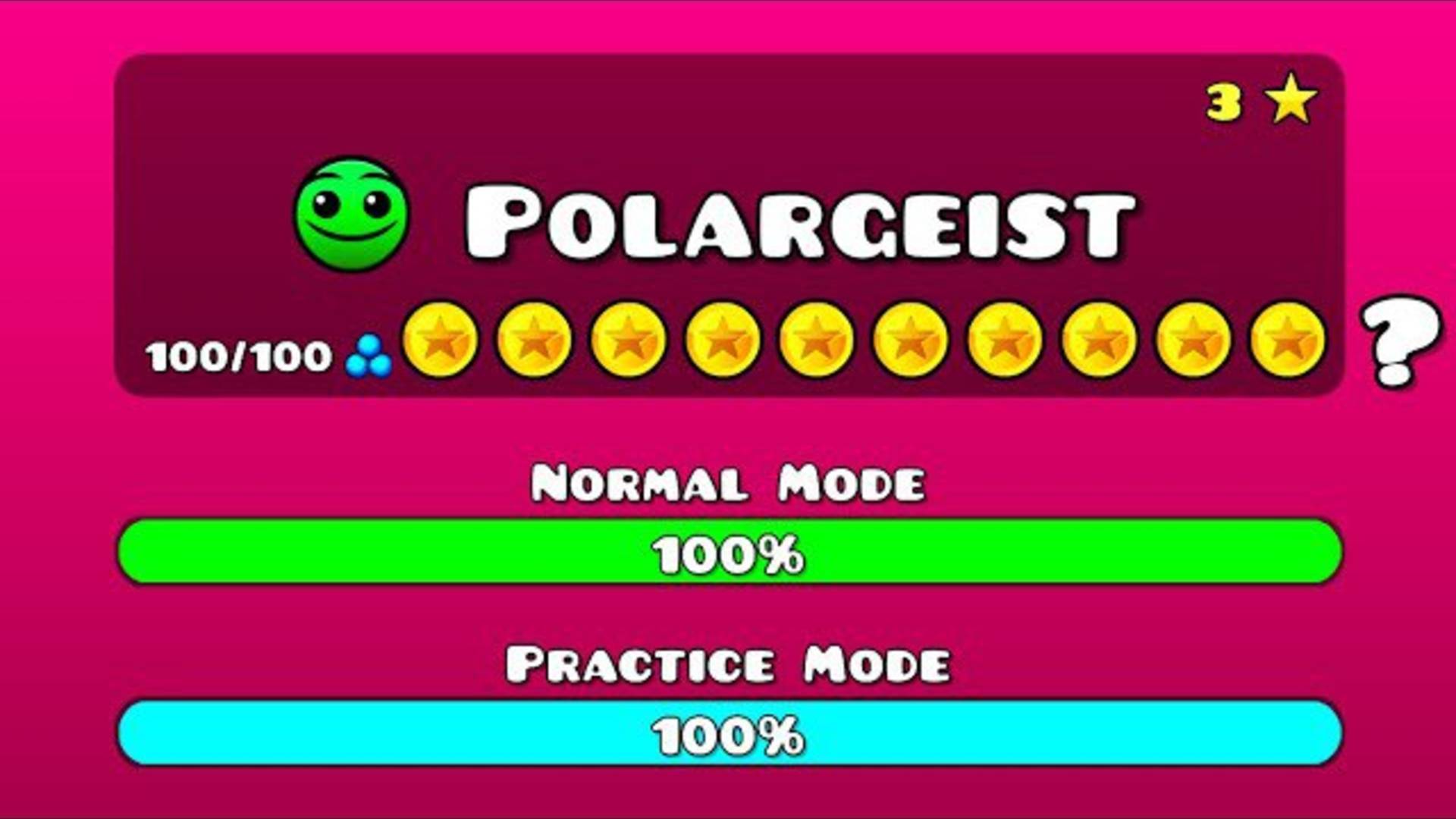 Polargeist But 10 Coins, Geometry Dash 2.11
Polargeist Но 10 монет, Geometry Dash 2.11