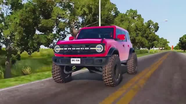 Взрывы, Столкновения. Осколки. BeamNG Drive - Реалистичные автомобильные аварии и погони и ДТП.