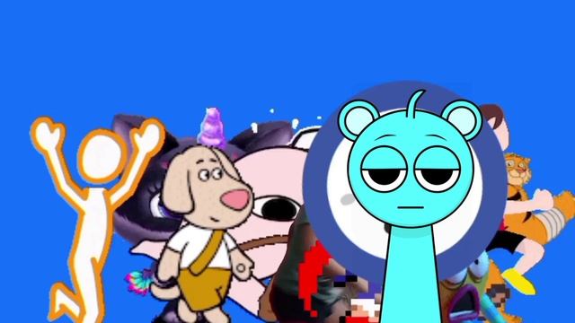 Синие футажи бегут Раунды 1-30