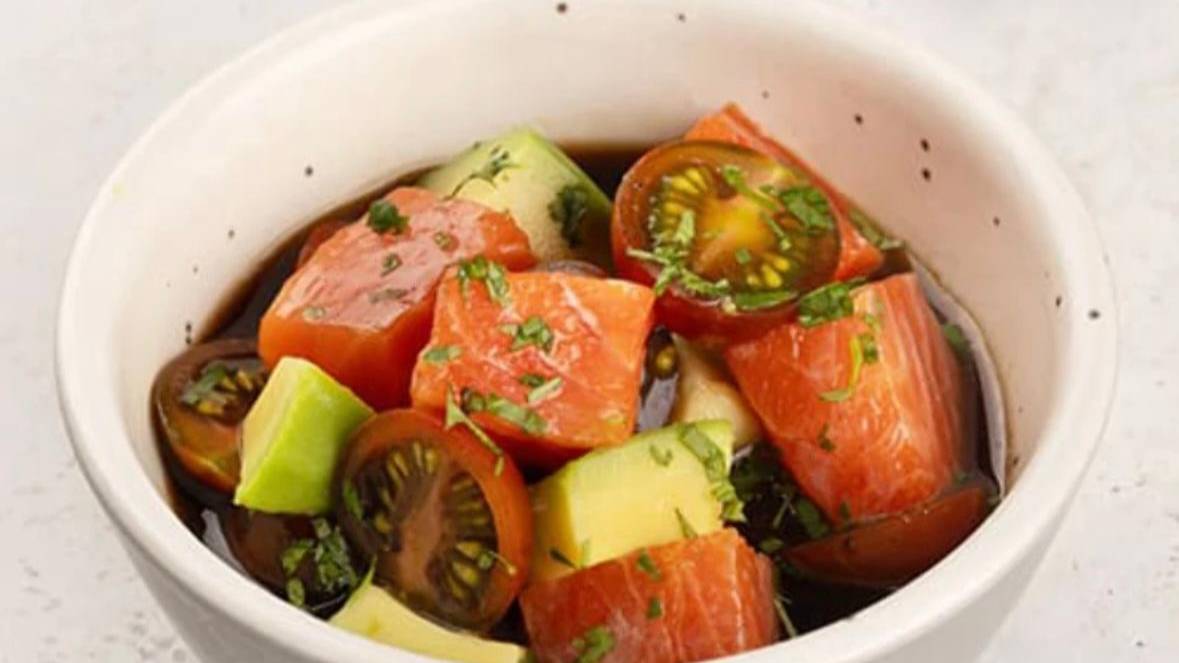 Севиче с лососем