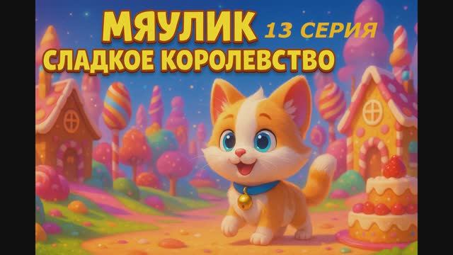 13 серия Мяулик в Сладком королевстве🍭🍬😸#сезонконтентаRUTUBE