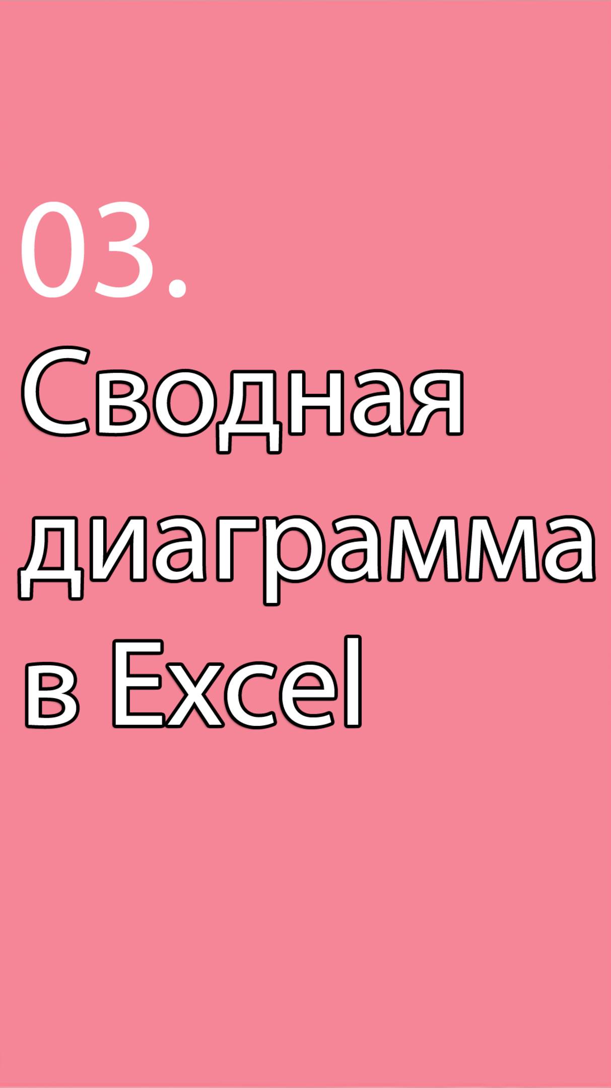 Сводная диаграмма в MS Excel || Курс «Excel и Project в проектном управлении» (урок 3) #pivot