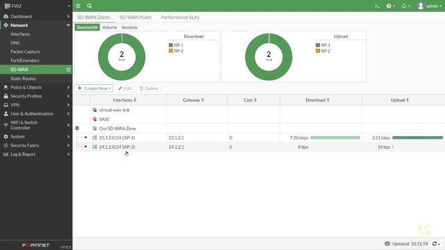 Configure the Default Route - Fortinet NSE 4 - FortiOS 7.x _ CBT Nuggets