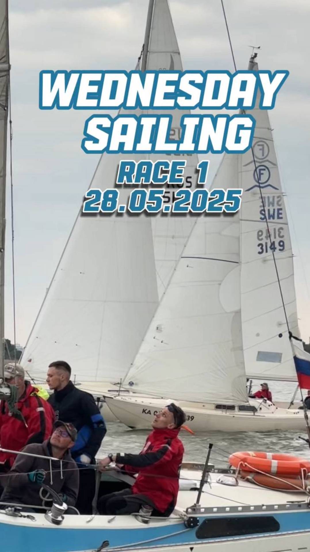 28.05.2025. Wednesday Sailing. Race 1.
Season 2025. Start!