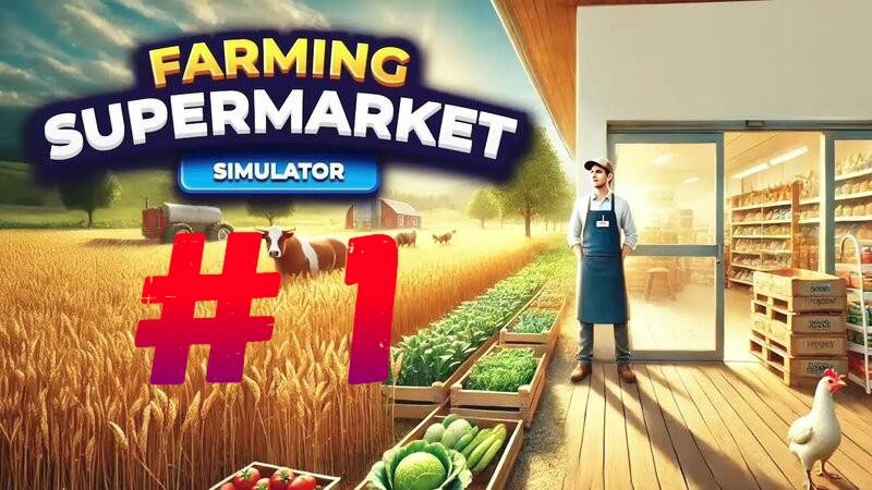 Открыл Бизнес на Ферме - Farming & Supermarket Simulator #1