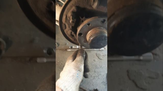 Ремонт ручного тормоза. Лада Гранта.