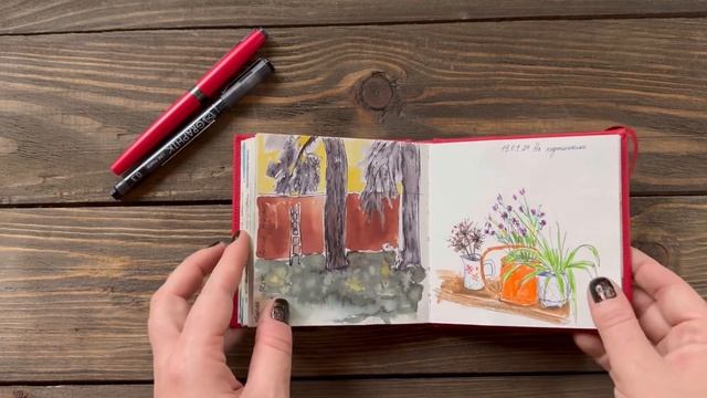 Листалка скетчбука finenolo.Sketchbook tour .