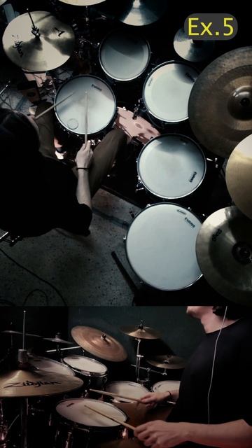 Барабанный курс “Prompted Ghosts”. Пример 5.