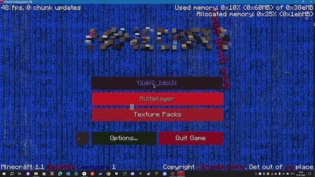 Вышел 4 патч моей версии Майнкрафта 1.1.exe