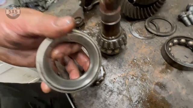 Такой редуктор спасти уже нельзя 😕 стадия "грохот" переднего редуктора BMW X5 F15 #bmw #x5 #f15