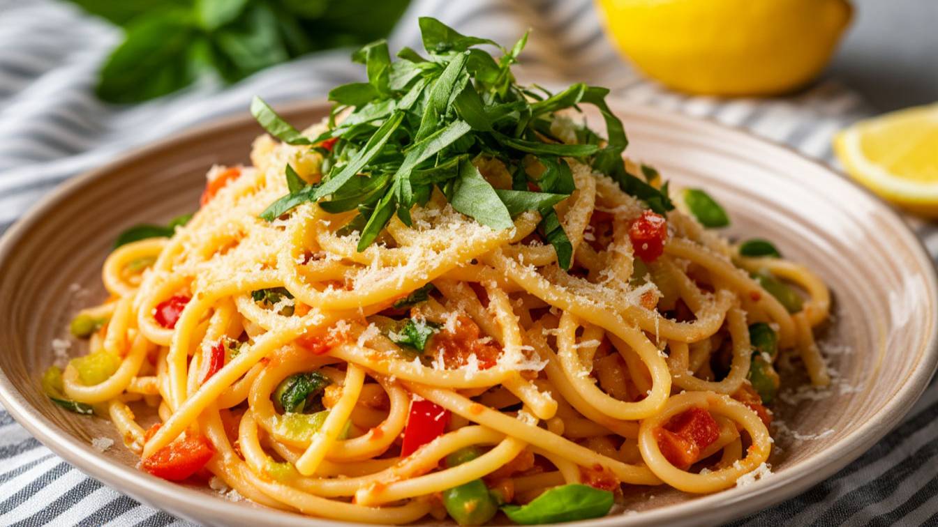 САЛАТ ИЗ МАКАРОН Спагетти САЛАТ просто, быстро и очень вкусно