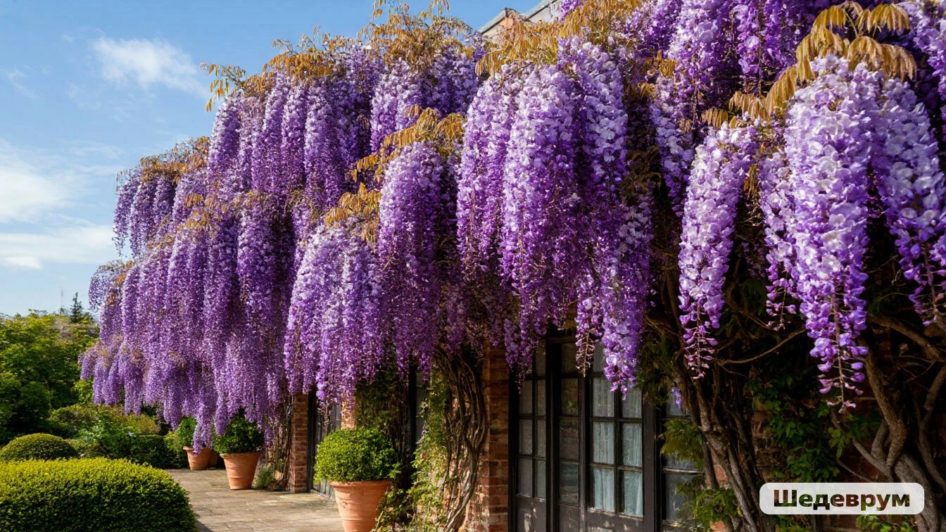 Цветочный ливень!  ГЛИЦИНИЯ!
