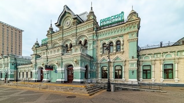 МАКЕТ НА РИЖСКОМ ЖД ВОКЗАЛЕ В МОСКВЕ