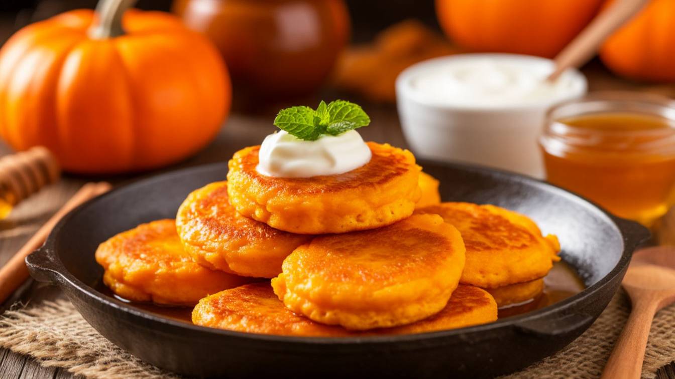 Пышные, вкусные, золотистые Оладьи из тыквы ! Рецепты СССР.