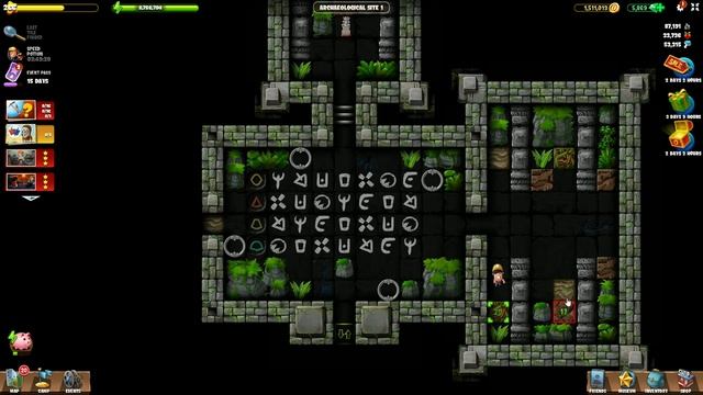 Археологические раскопки 1 - Archaeological Site 1 | Охота за Реликвиями | Diggy's Adventure