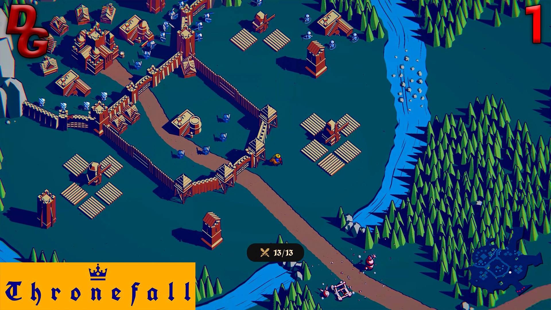 Thronefall прохождение // Часть 1 // Tower Defense с элементами Rougelike