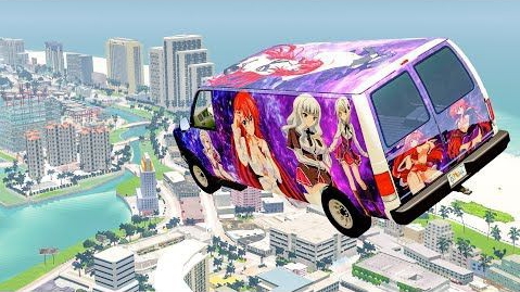 Крутые уничтожения машин большие колëса! Прыжок с огромнейшей Рампы Игровой Мультик 3D Для мальчиков