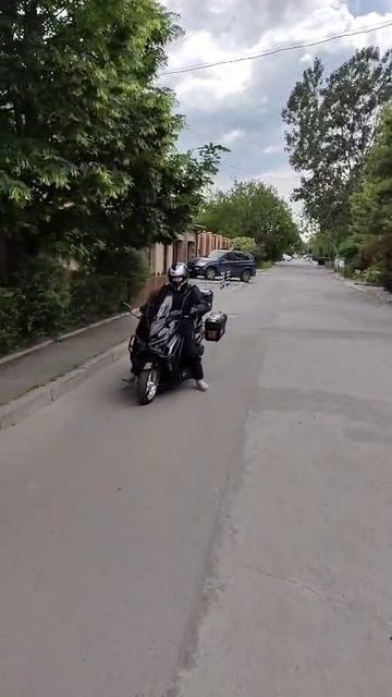 Первый раз на моте. Шасси в деле 💪
