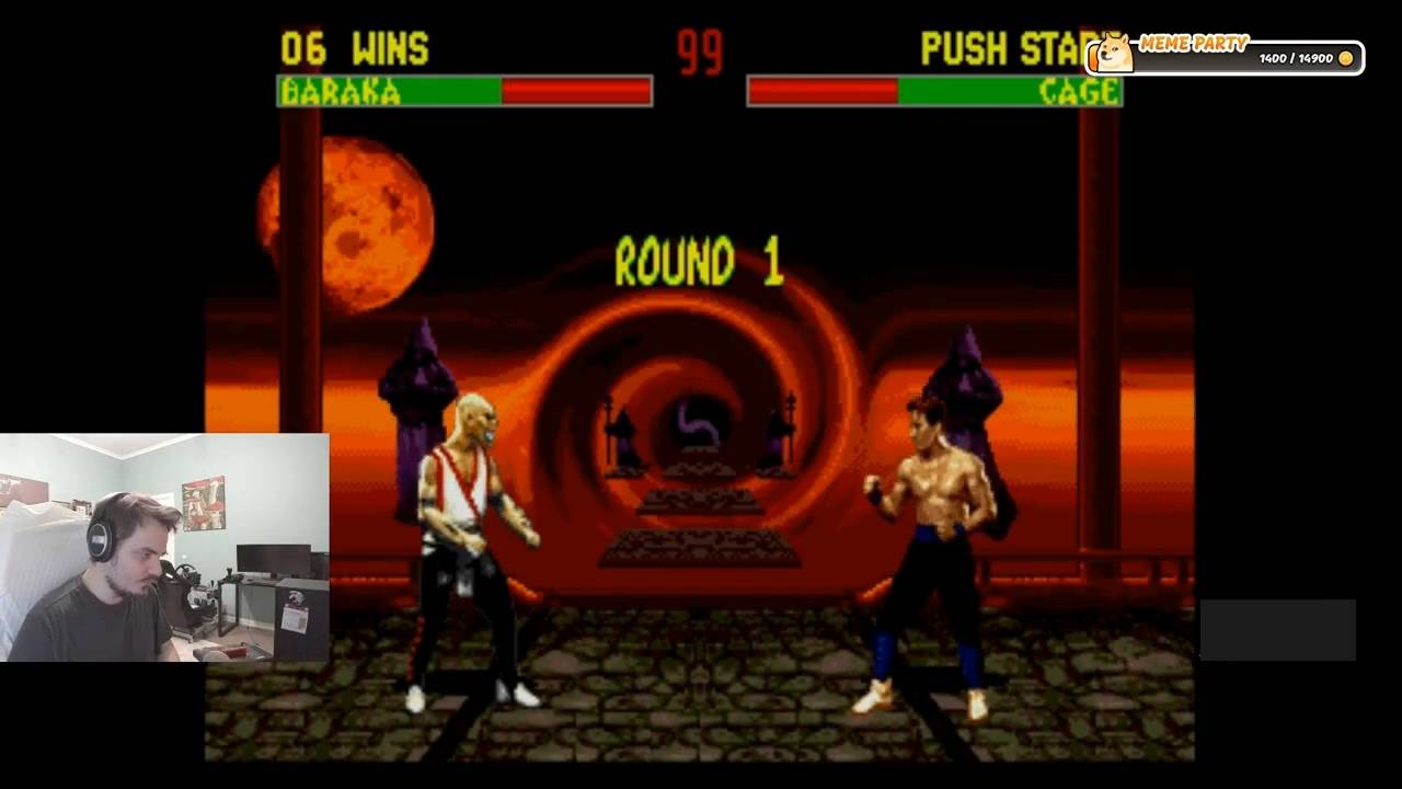 Maddyson - играет в Mortal Kombat (Sega)