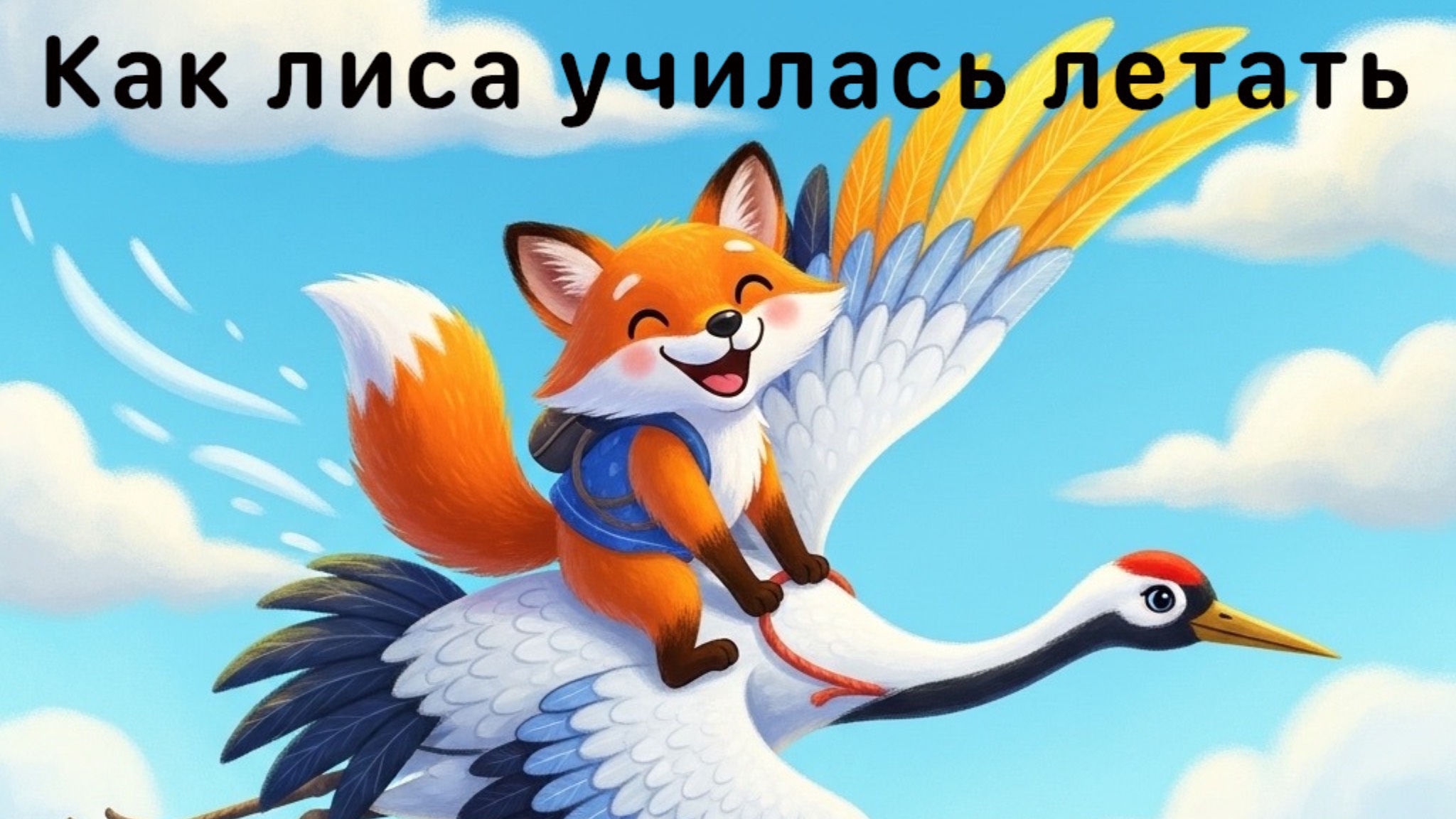 Как лисица училась летать. Русская народная сказка