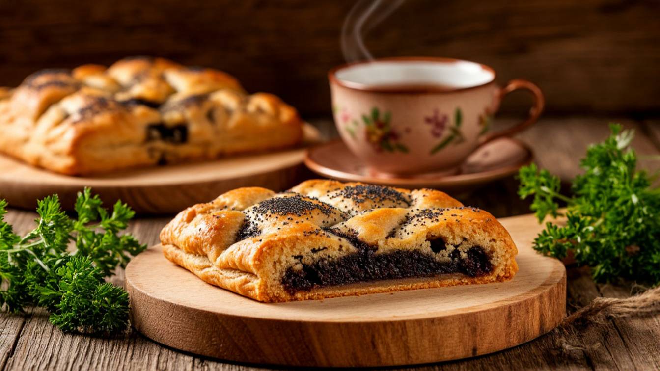 Песочный пирог с Маком на скорую руку, к чаю для всей семьи.