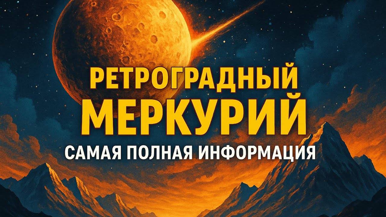 Ретроградный меркурий 🚦 Стоп или старт?