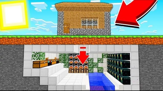 Я ПОСТРОИЛ СВОЙ БУНКЕР В MINECRAFT PE