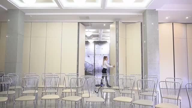 Раздвижная перегородка NORMA в санатории