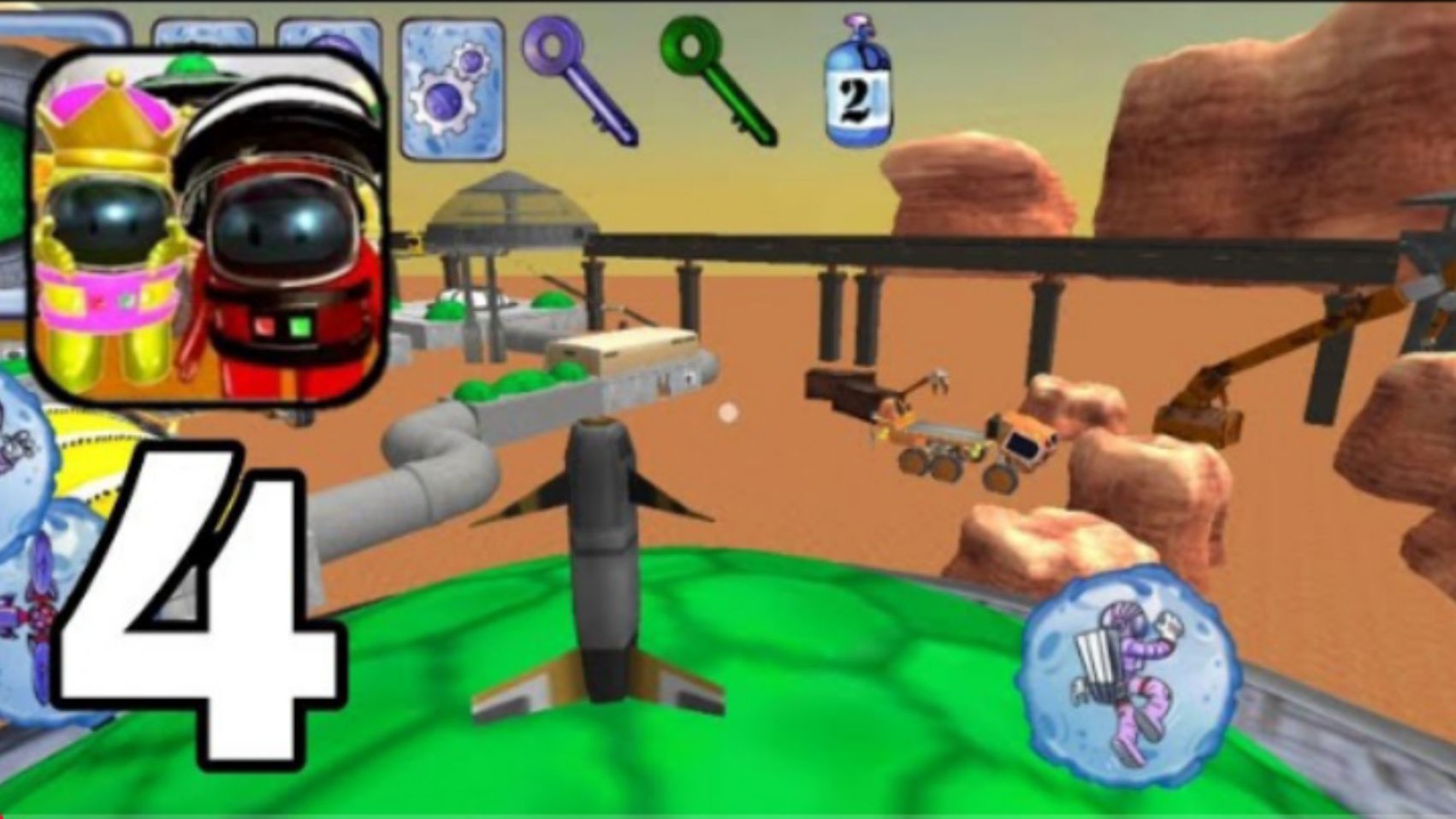 Mars Neighbor Escape Among Red Planet - Level 8 To 10 - Gameplay