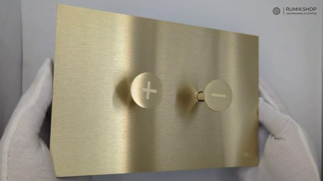 КНОПКА ДЛЯ ИНСТАЛЛЯЦИИ OLI 
серия TRUMPET
цвет GOLD PLATE
арт. 878783